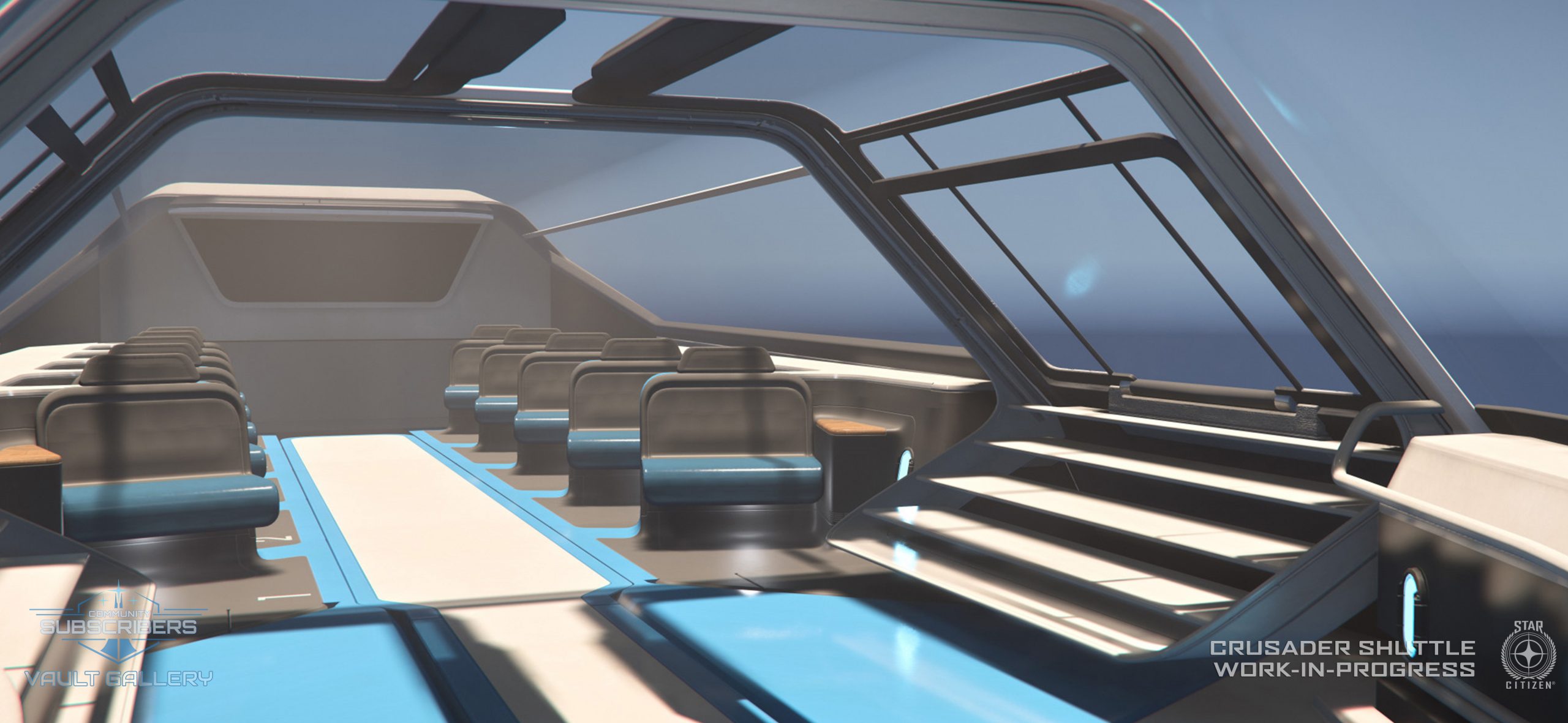 Star Citizen | Crusader Shuttle – Wip - Spaceloop