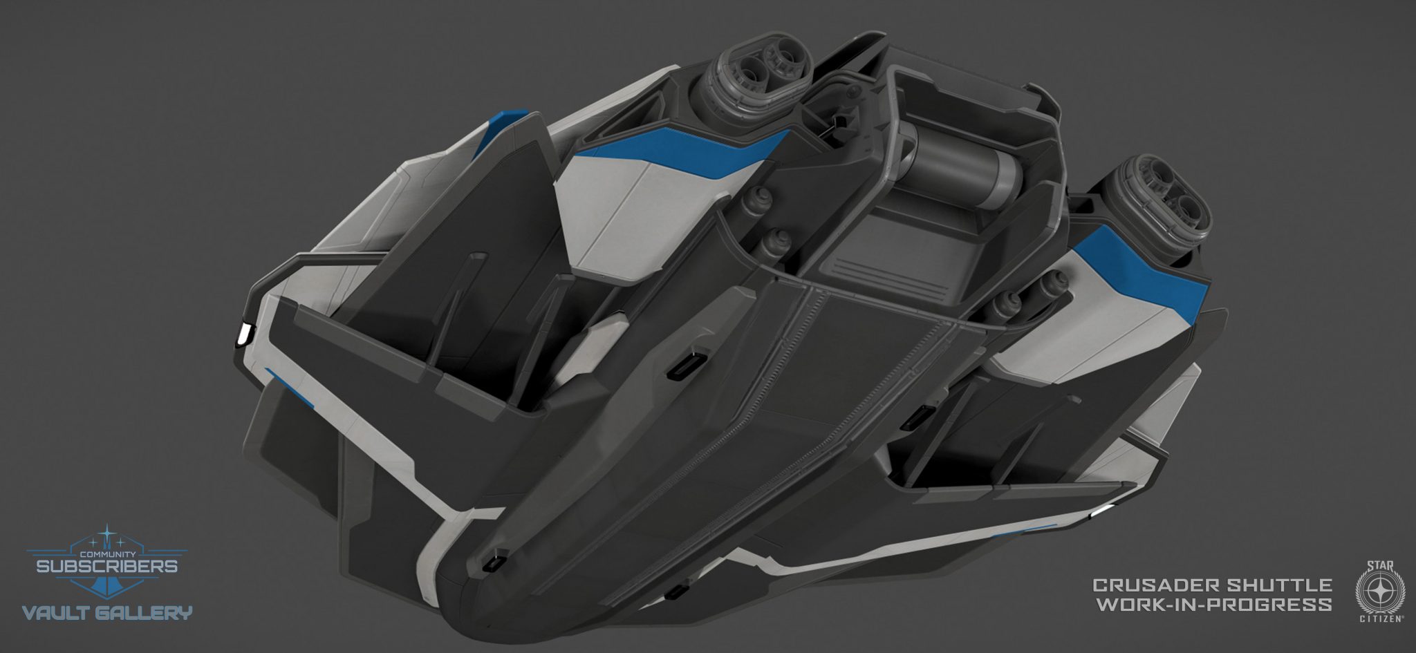 Star Citizen | Crusader Shuttle – Wip - Spaceloop