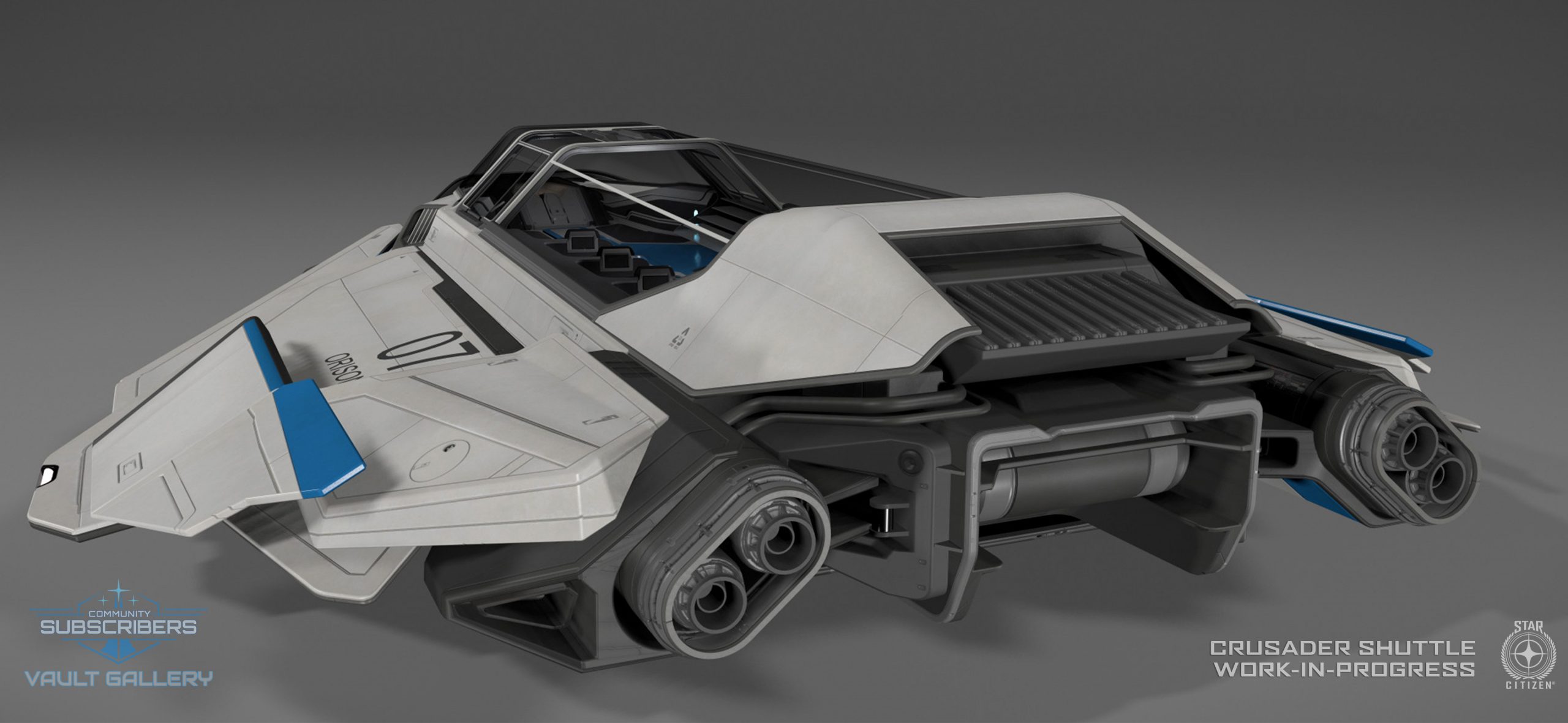 Star Citizen | Crusader Shuttle – Wip - Spaceloop