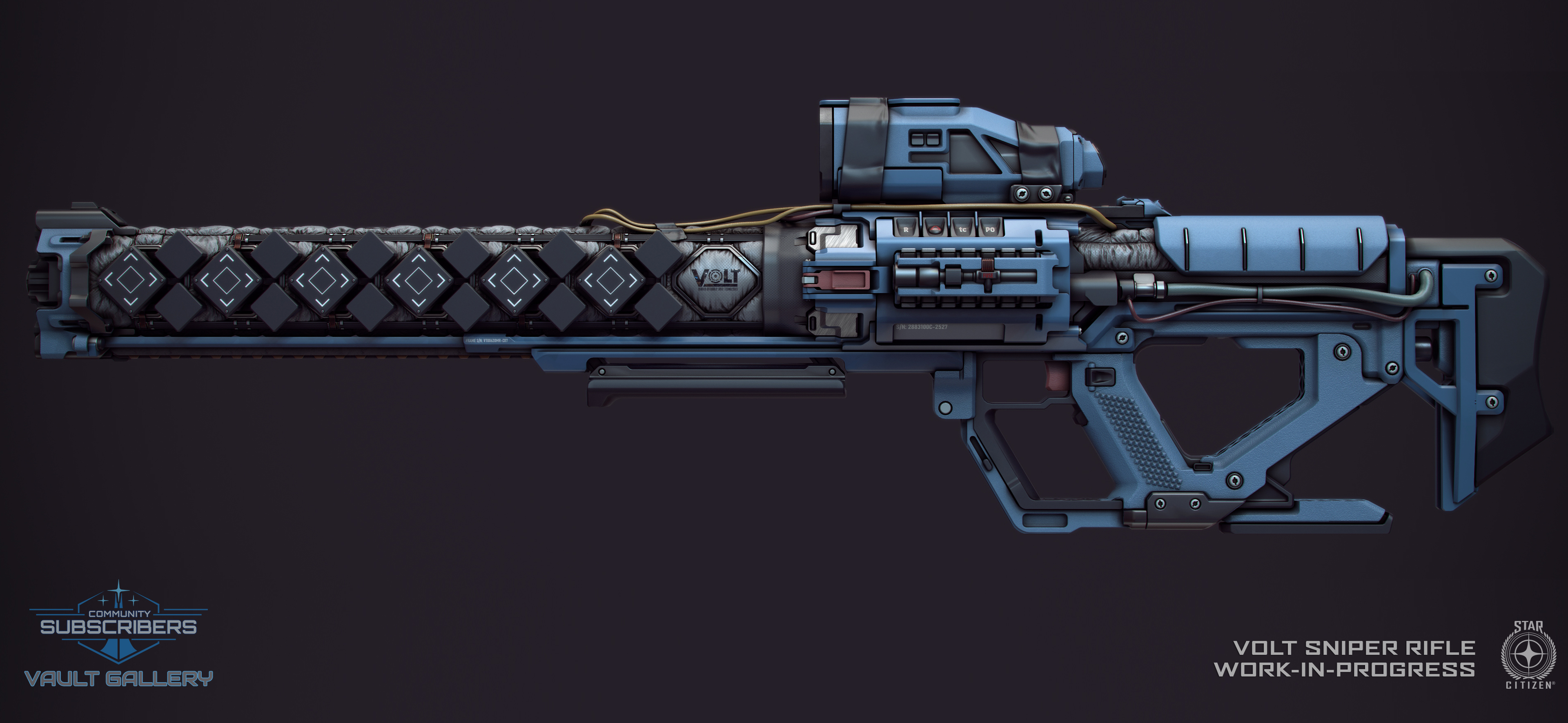 Star Citizen | Volt Sniper Rifle – Wip - Spaceloop