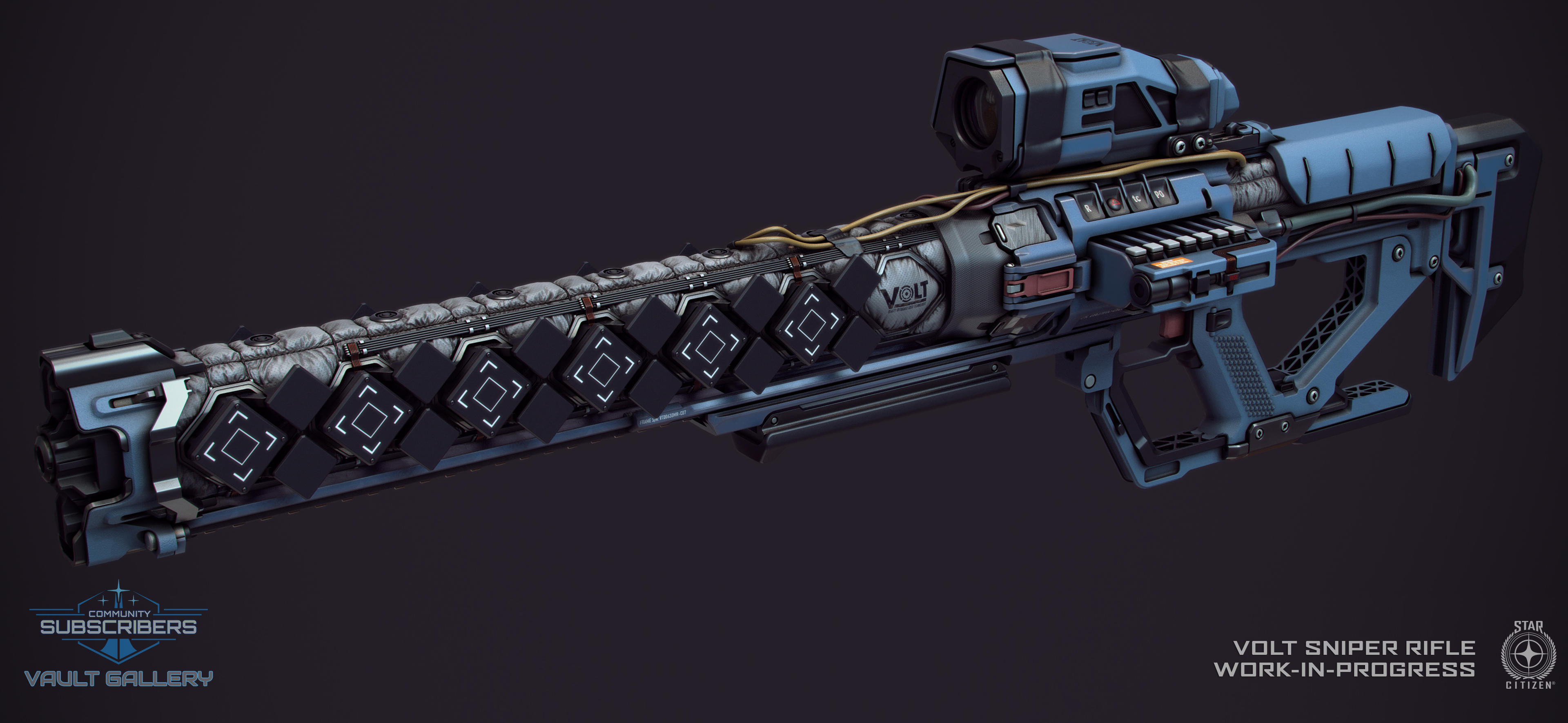Star Citizen | Volt Sniper Rifle – Wip - Spaceloop