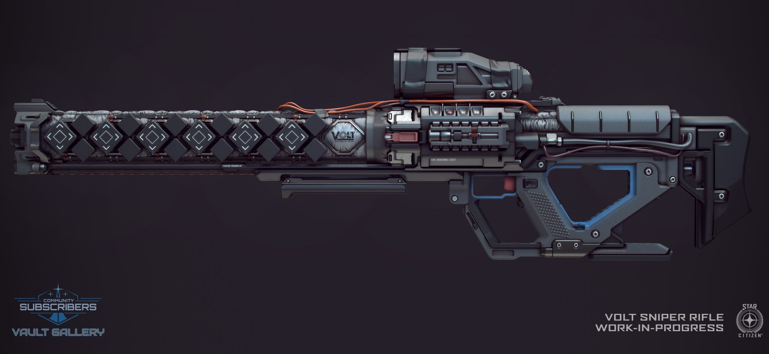 Star Citizen | Volt Sniper Rifle – Wip - Spaceloop