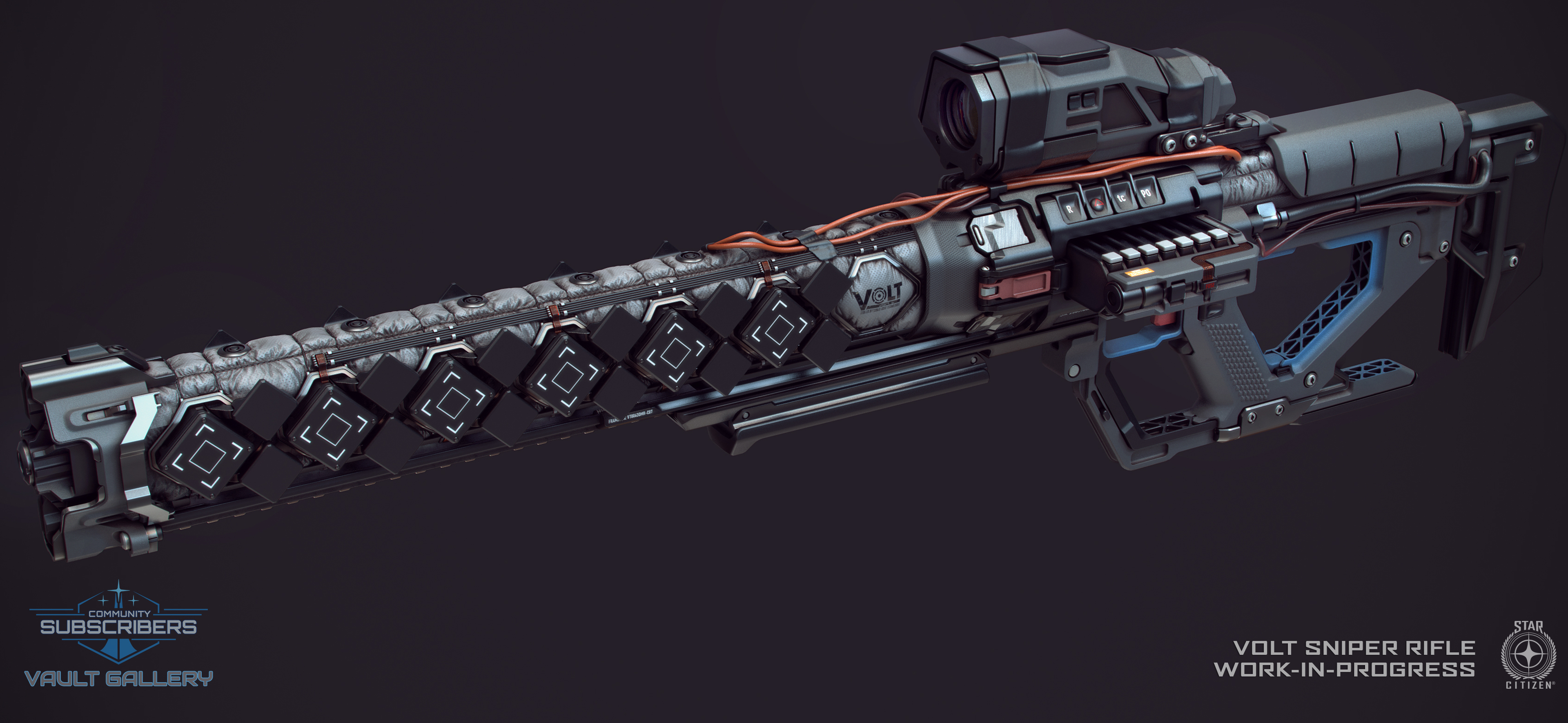 Star Citizen | Volt Sniper Rifle – Wip - Spaceloop