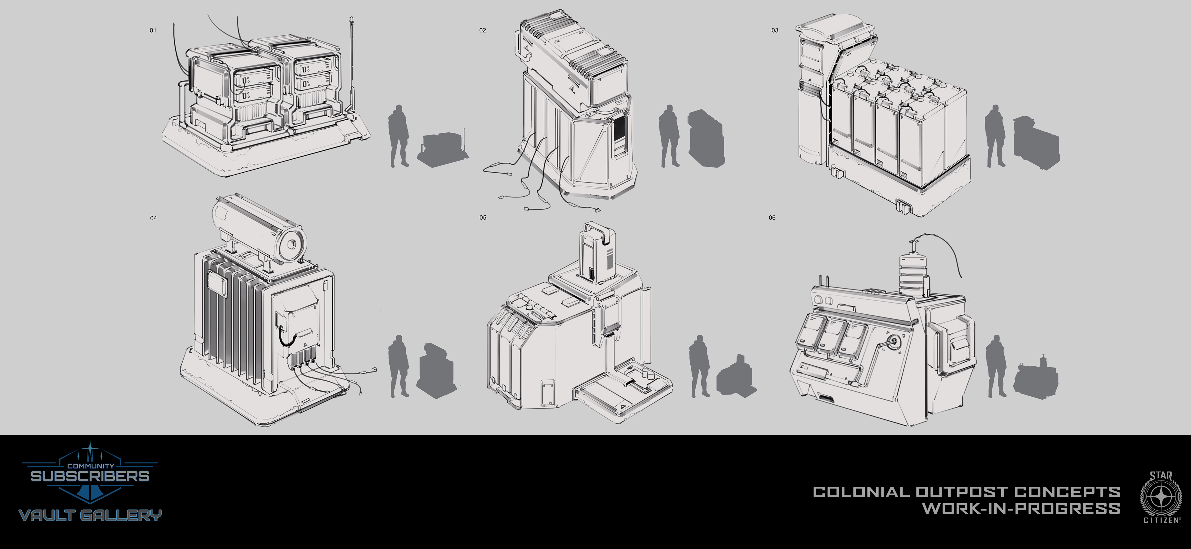Star Citizen | Colonial Outpost Concepts – Wip - Spaceloop