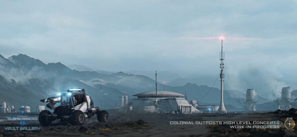 Star Citizen | Colonial Outpost High Level Concepts – Wip - Spaceloop