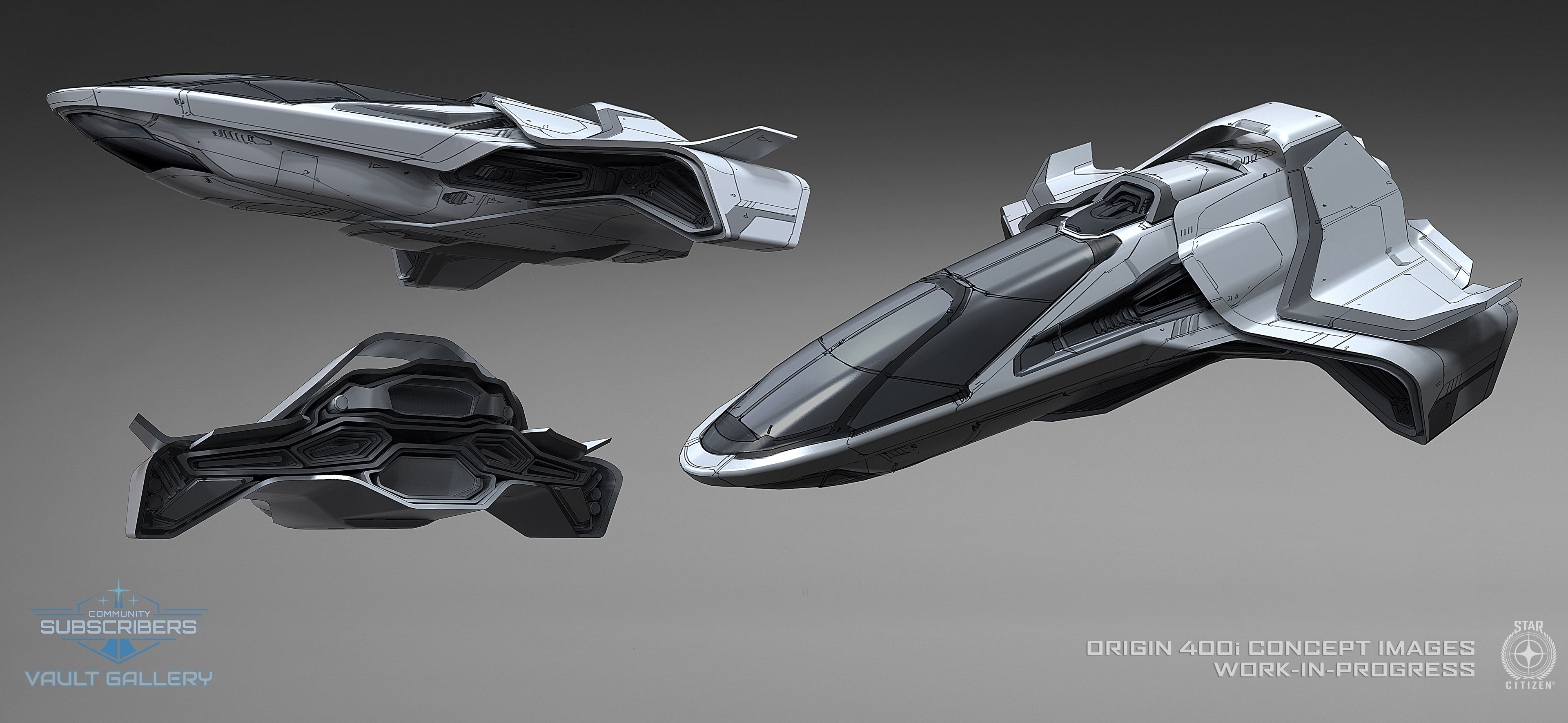 Star Citizen Origin 400i Concept Images Spaceloop