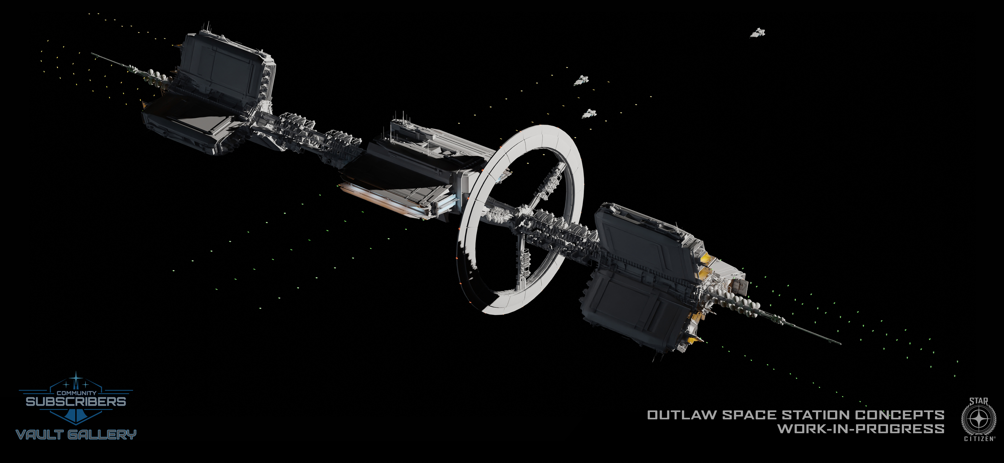 Star Citizen | Outlaw Space Station Concepts - Spaceloop