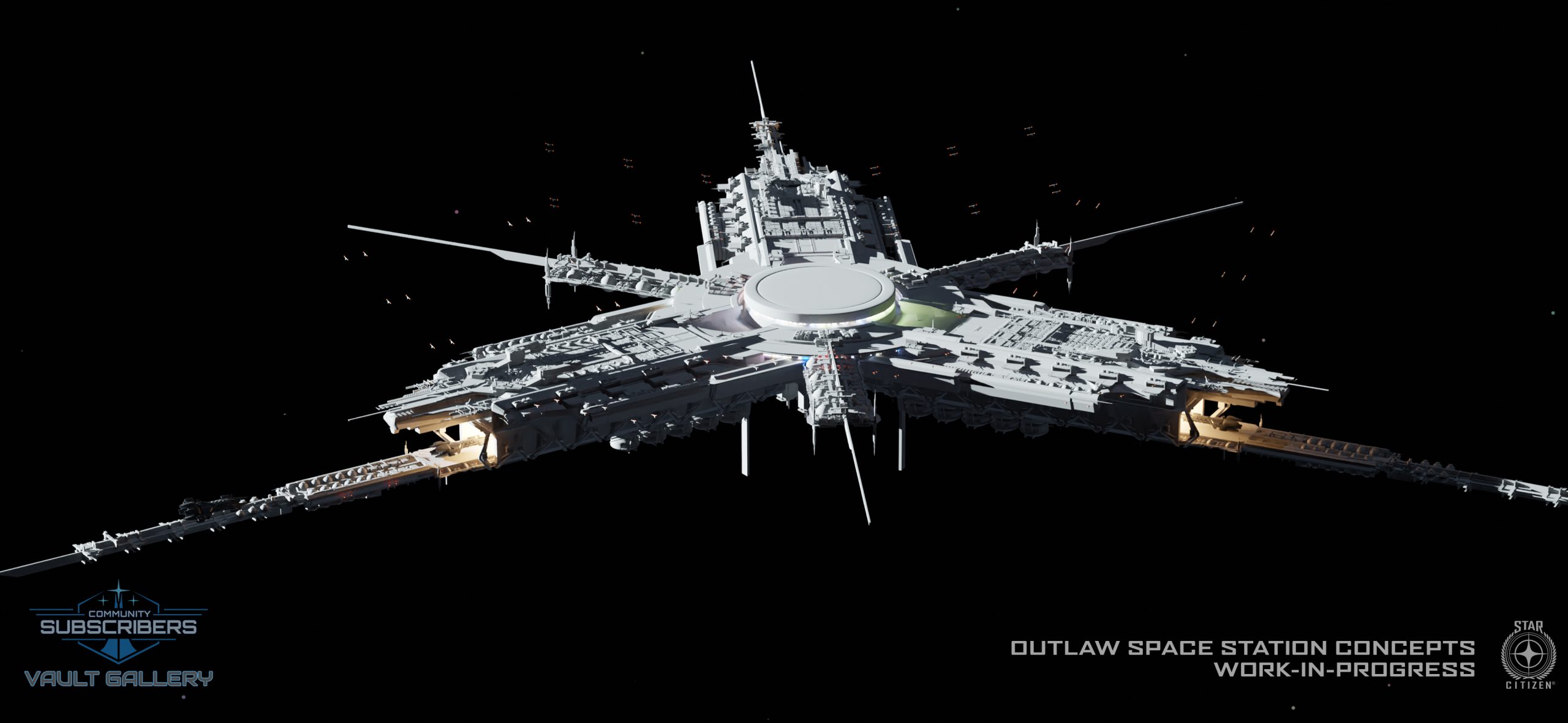 Star Citizen | Outlaw Space Station Concepts - Spaceloop