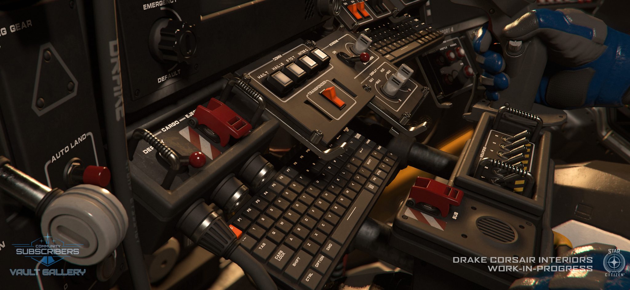 Star Citizen | Drake Corsair Interiors – Wip - Spaceloop