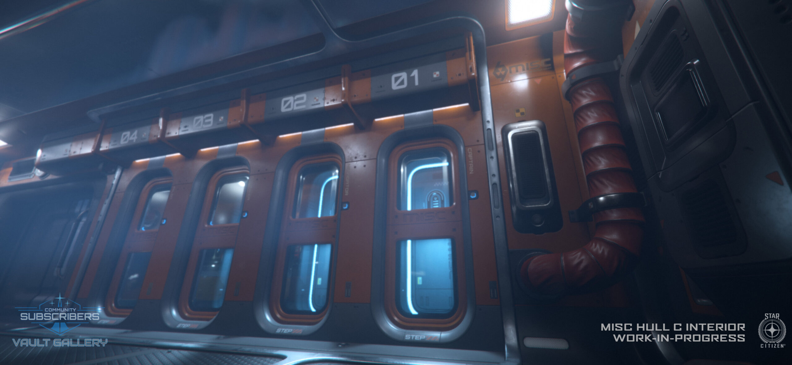 Star Citizen | MISC Hull-C Interiors – Wip II - Spaceloop