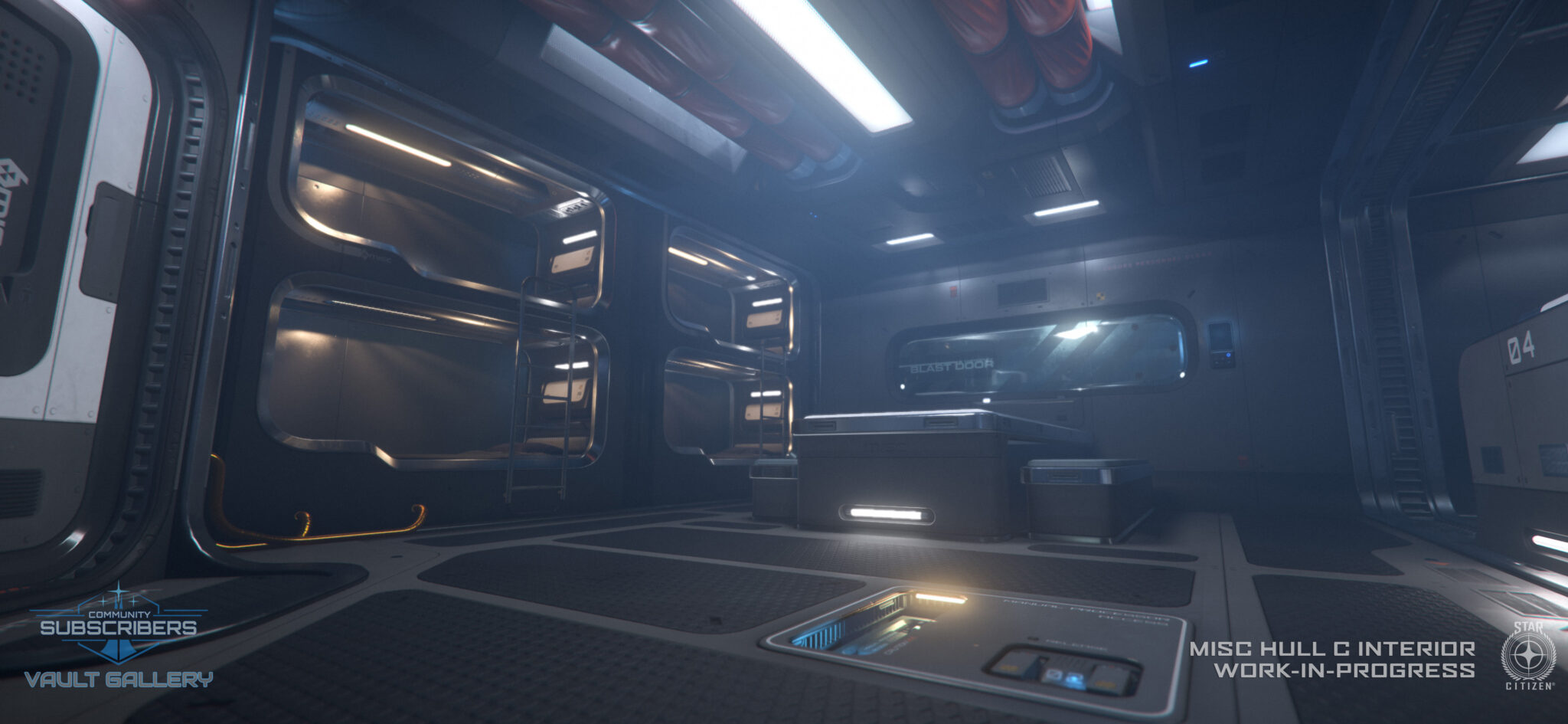 Star Citizen | MISC Hull-C Interiors – Wip II - Spaceloop