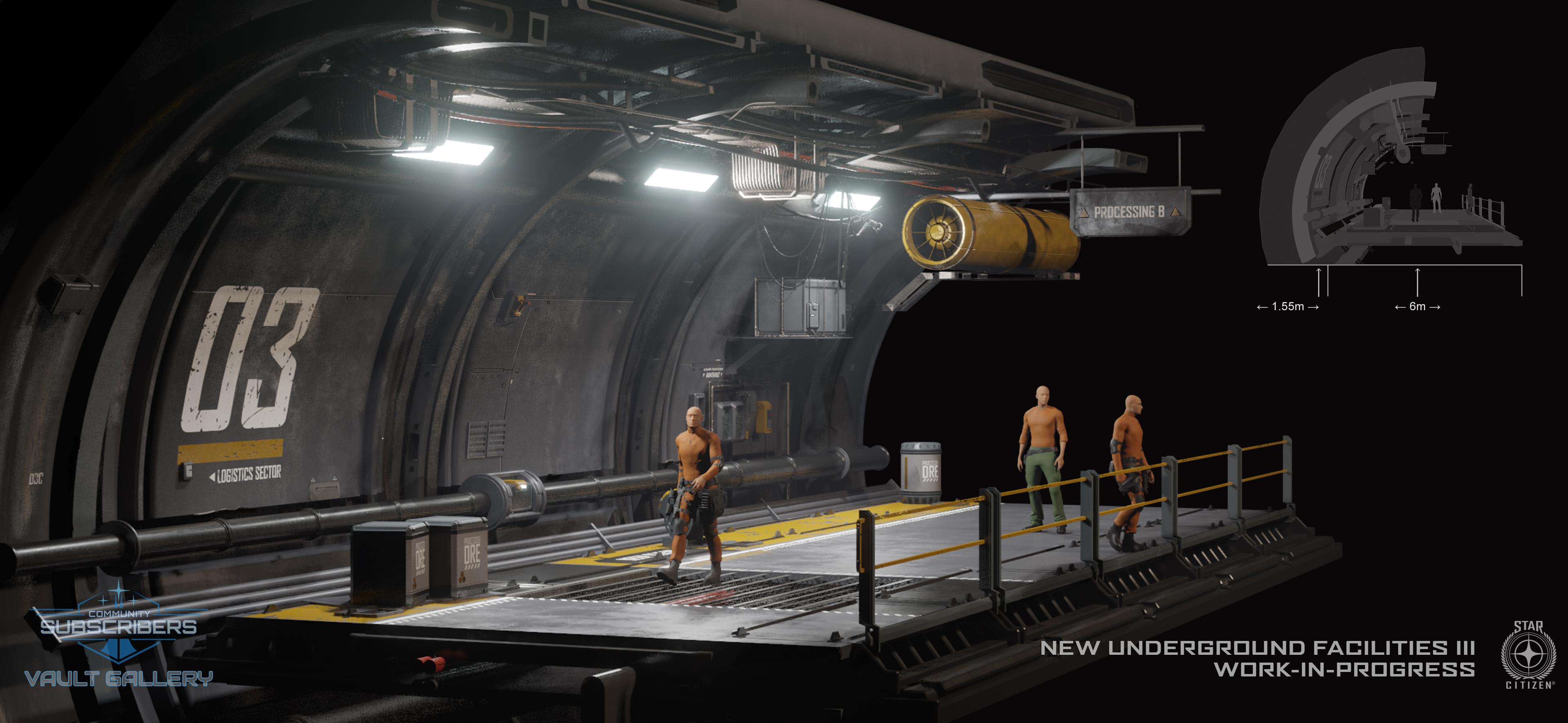 Star Citizen | New Underground Facilities Concept Imagery – Wip III - Spaceloop