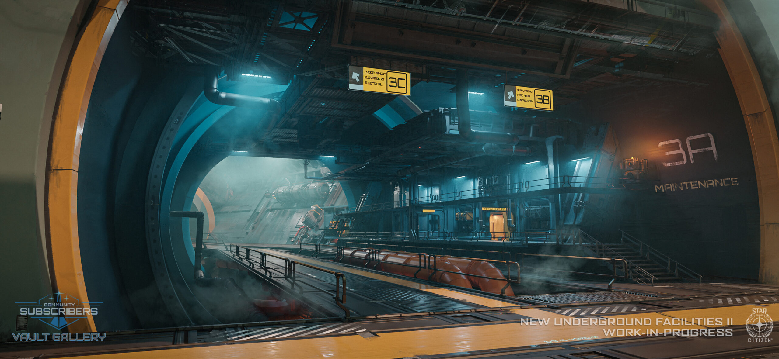 Star Citizen | New Underground Facilities Concept Imagery – Wip II - Spaceloop
