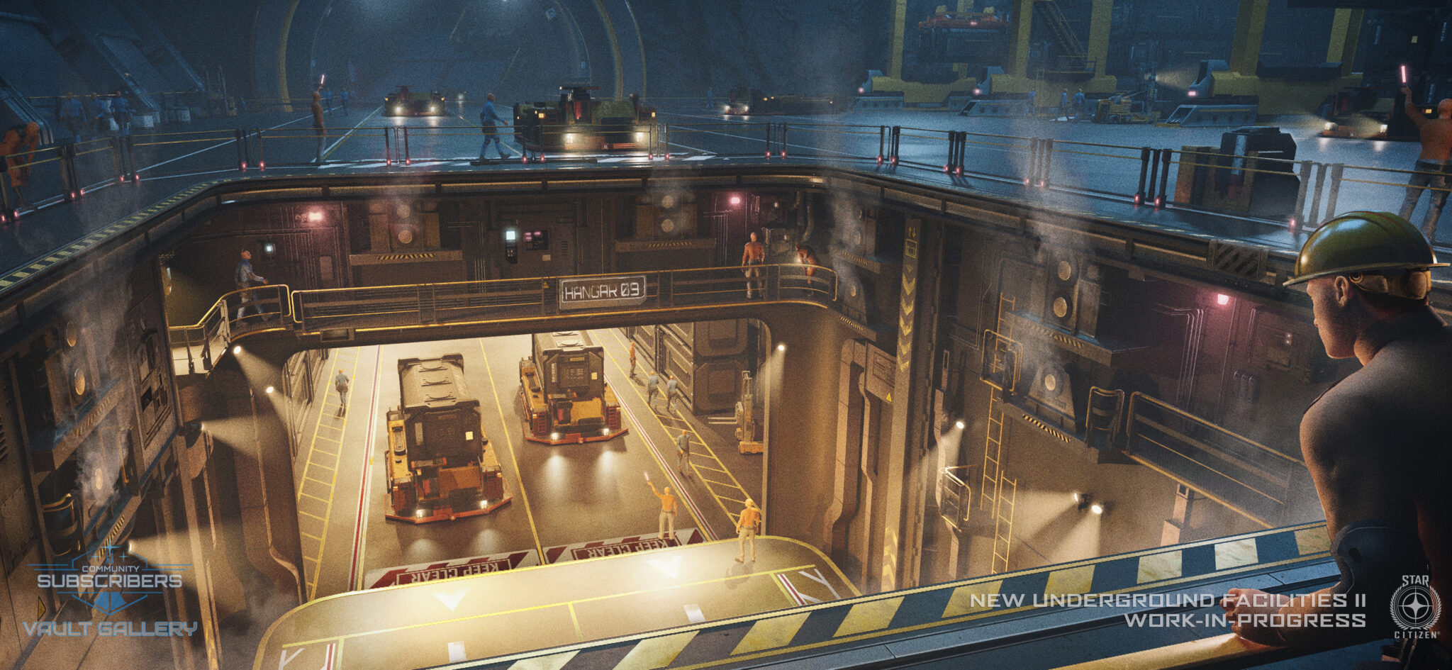 Star Citizen | New Underground Facilities Concept Imagery – Wip II - Spaceloop