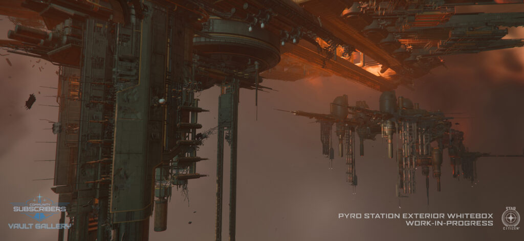 Star Citizen | Pyro Station Exterior Whitebox – Wip - Spaceloop