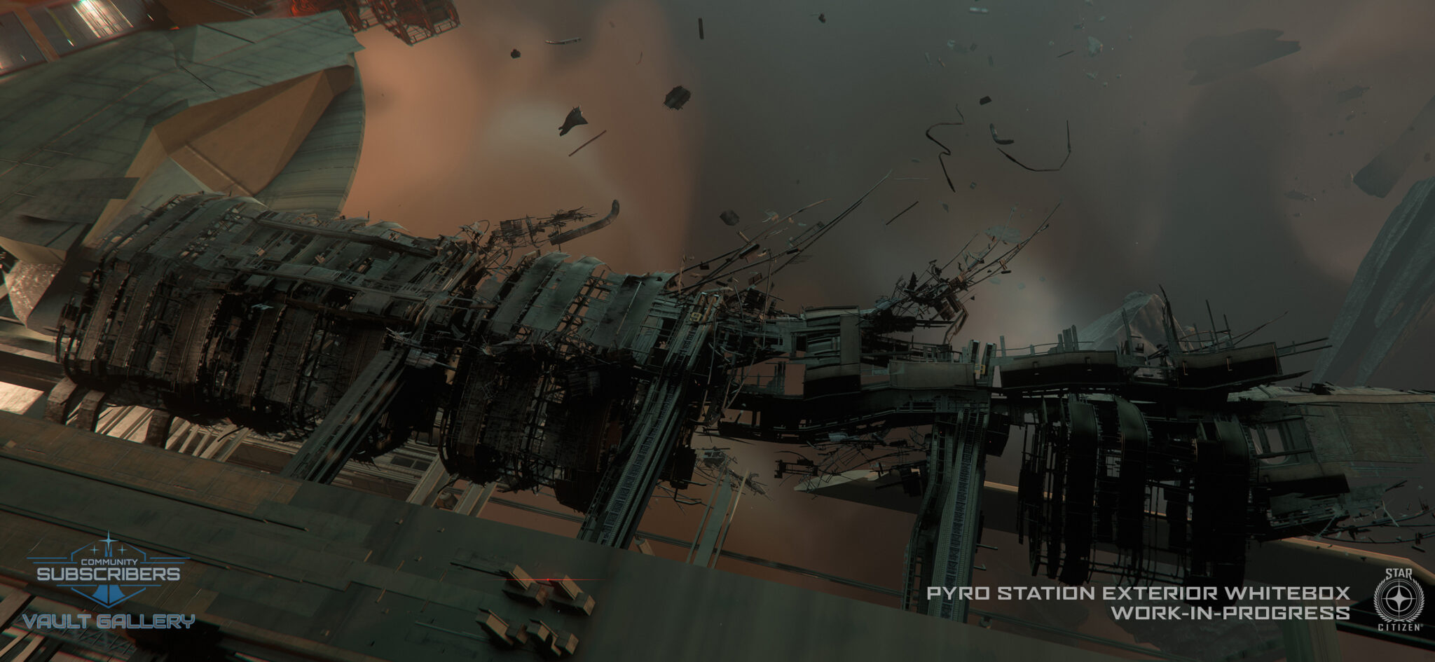 Star Citizen | Pyro Station Exterior Whitebox – Wip - Spaceloop