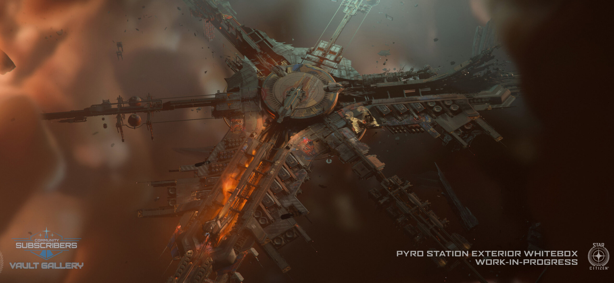 Star Citizen | Pyro Station Exterior Whitebox – Wip - Spaceloop